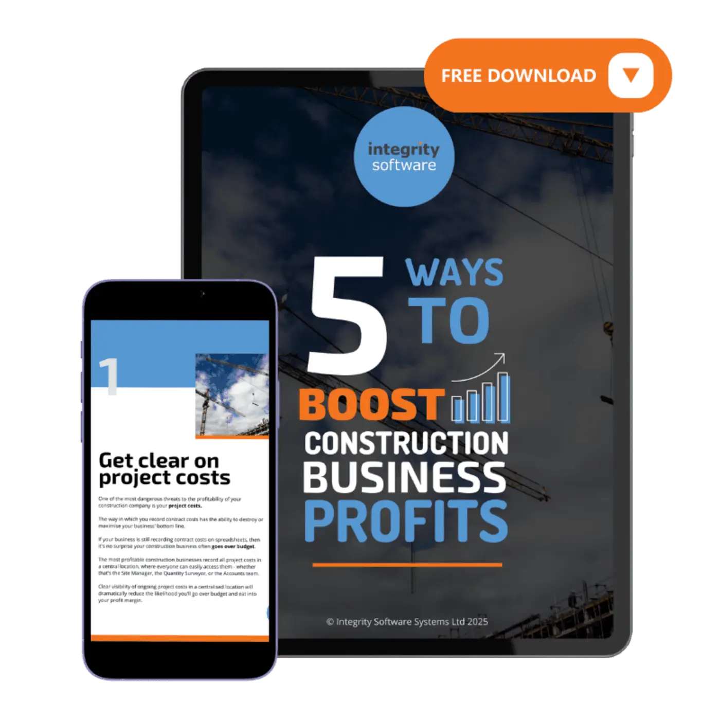 Free E-Book: 5 Ways to Boost Construction Business Profits | Integrity Software